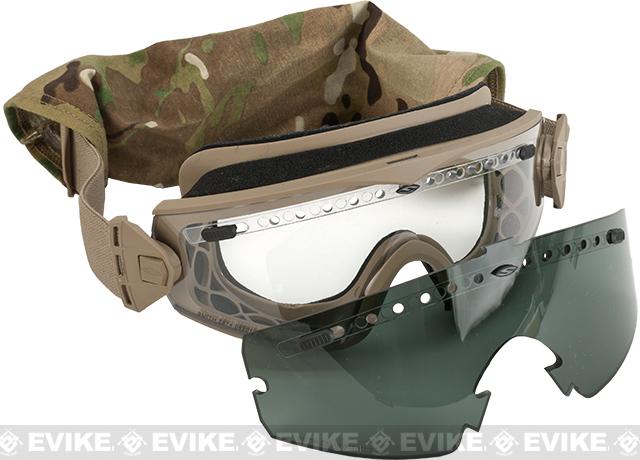 Smith Optics Elite LOPRO Regulator Goggles with Clear & Gray Lenses ...