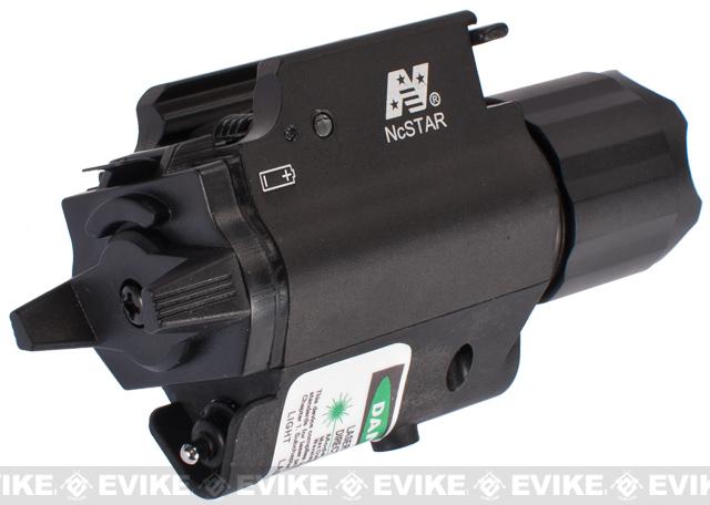 NcSTAR Tactical Flashlight w/ Green Laser, Accessories & Parts, Lights ...