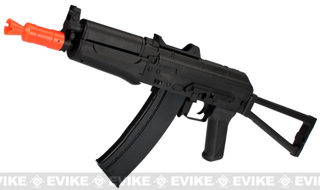 Lancer Tactical AK74U Airsoft AEG Rifle - Black, Airsoft Guns, Airsoft ...