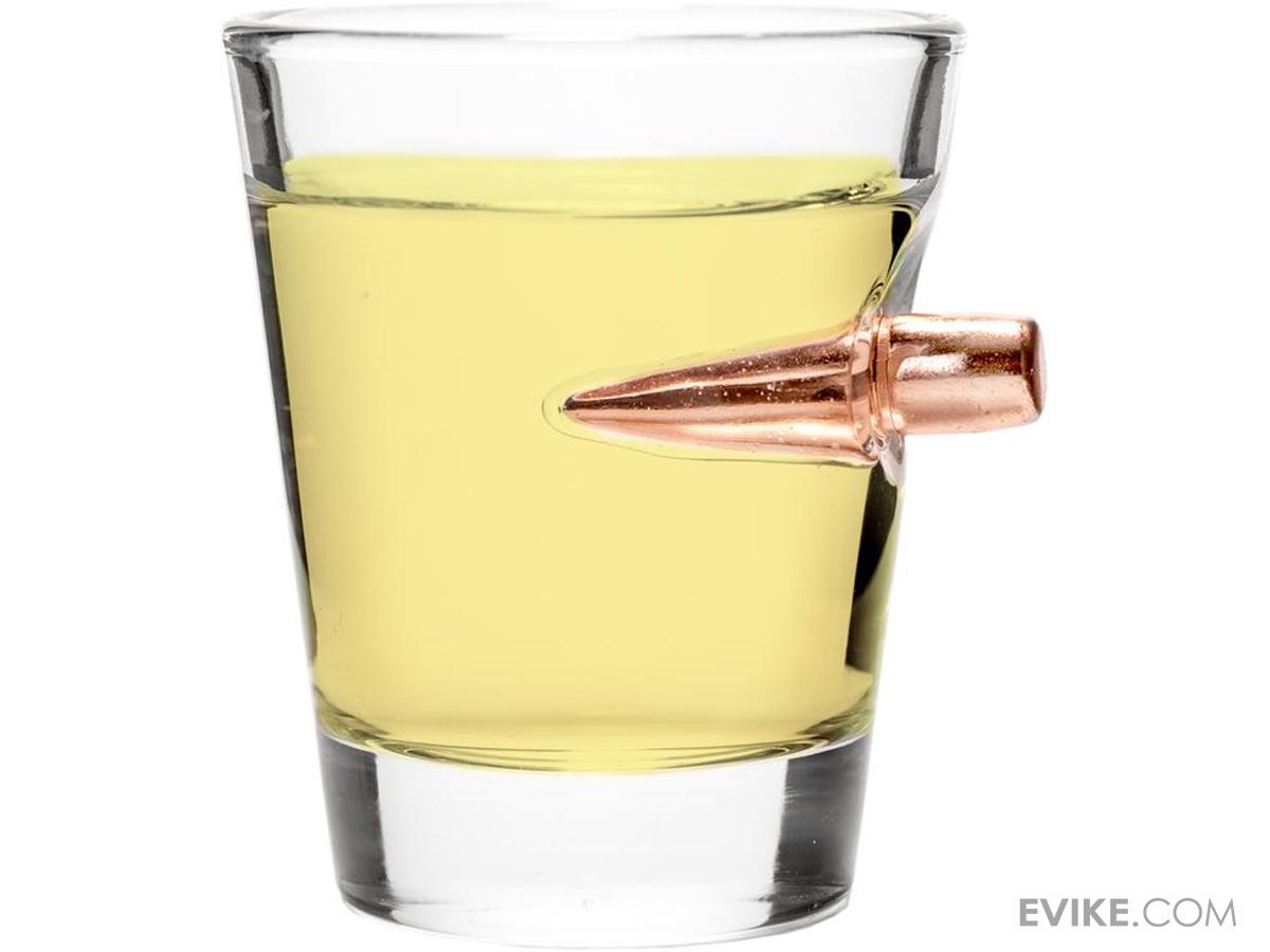 LuckyShot Handmade Real Bullet Drink Glass (Model: .308 Shot Glass ...