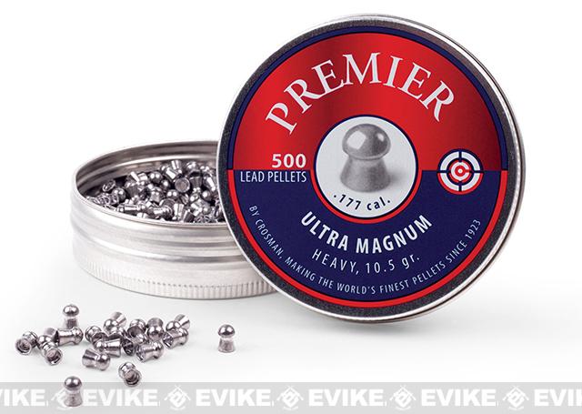 Crosman Premier .177 Cal. 10.5gr Domed Pellet 500ct (FOR AIRGUN USE ...