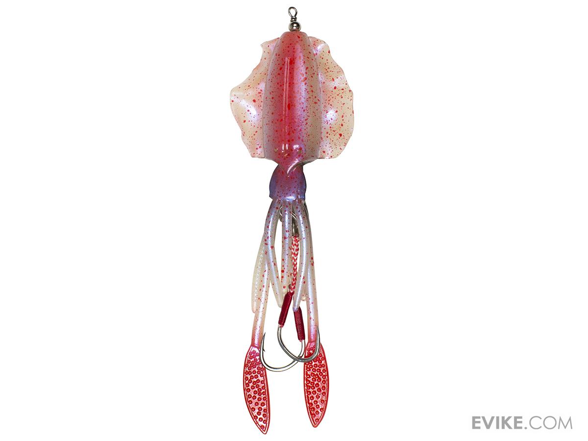 Lunkerhunt Mantle Pre-Rigged Squid Fishing Lure (Model: 1.5oz / Blood ...