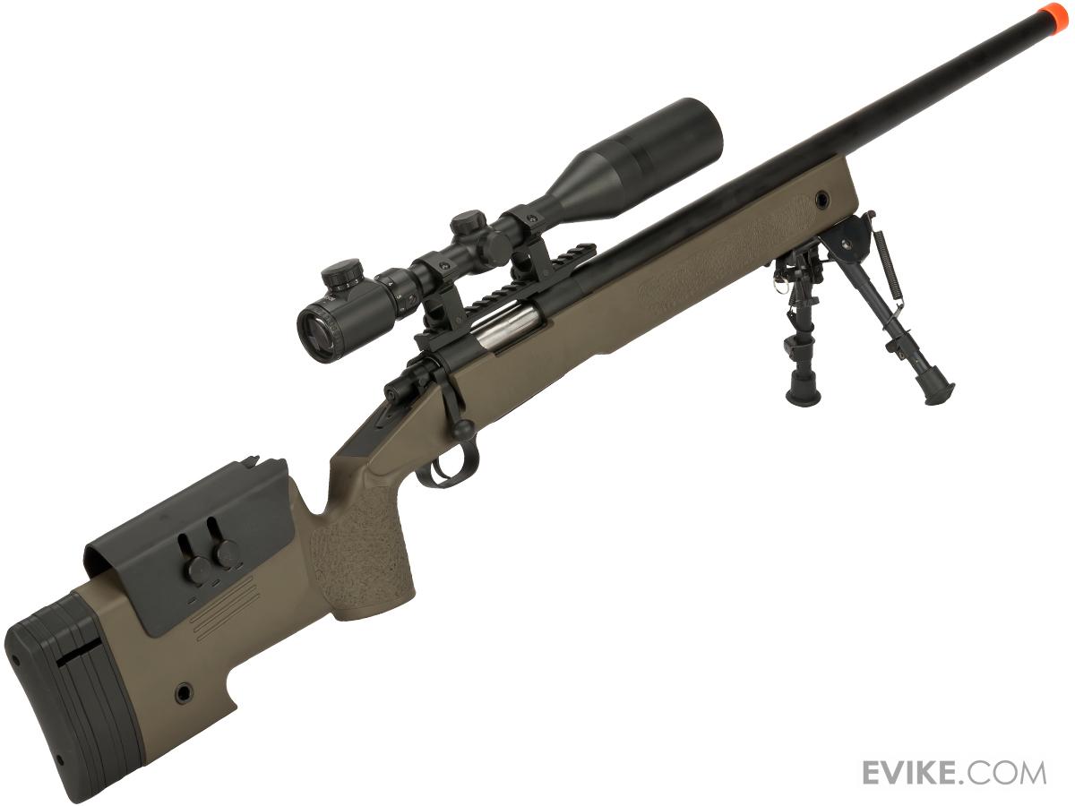 PDI Custom S&T USMC M40A3 Bolt Action Airsoft Sniper Rifle w/ PDI ...