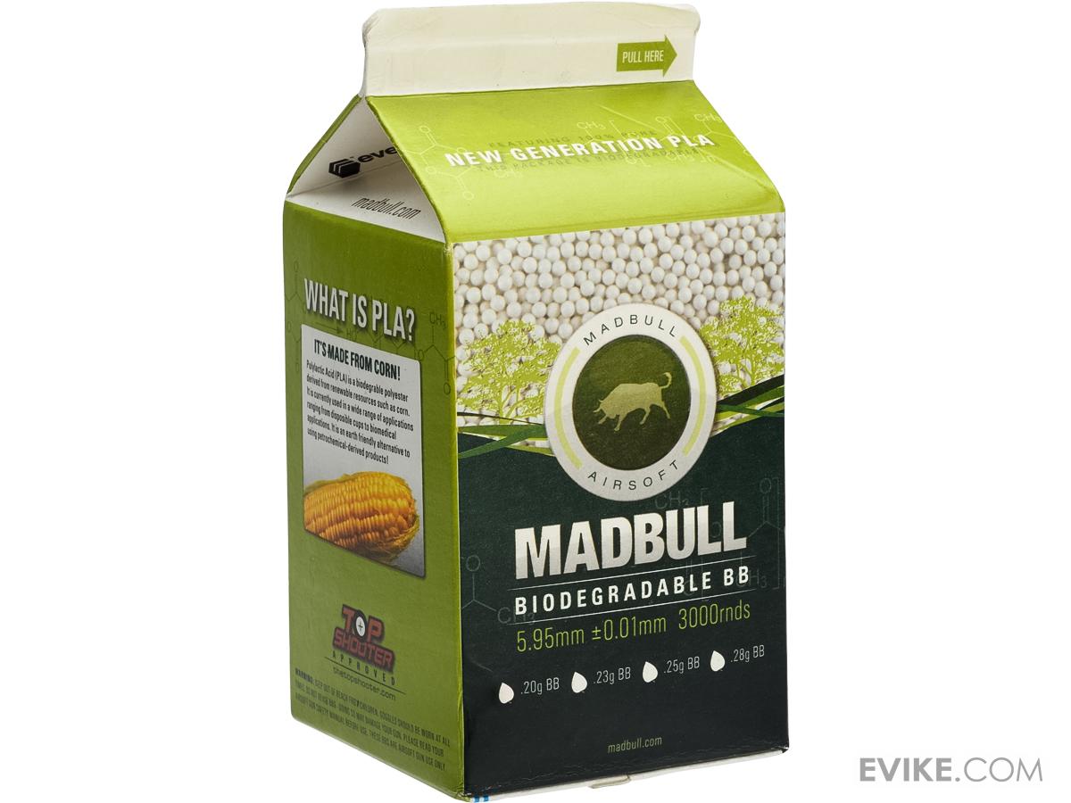 Madbull Airsoft 6mm Biodegradable .20g Precision BB Milk Carton (Qty ...