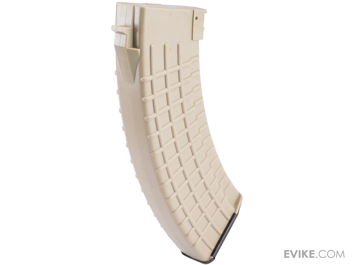 MAG 100 Round Mid-cap Magazine For AK Series Airsoft AEG (Color: Tan ...