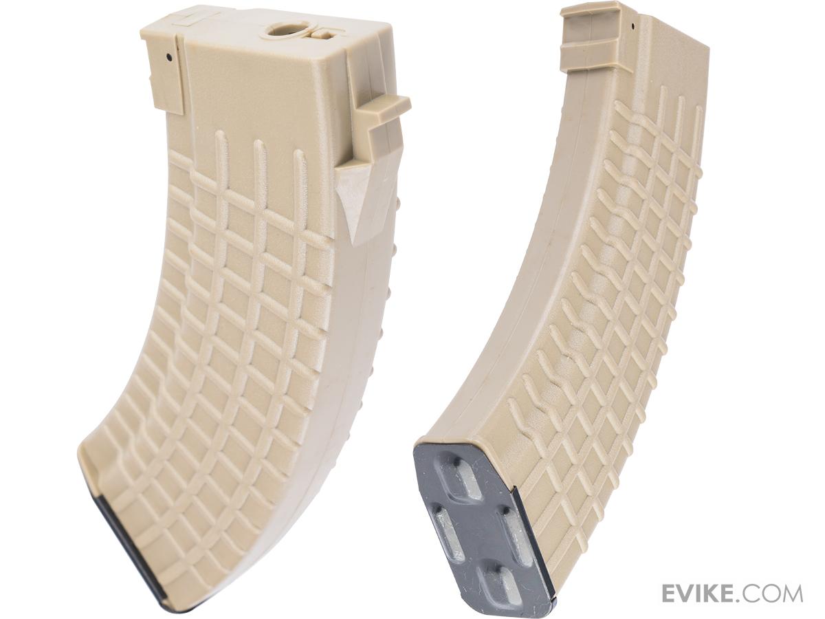 MAG 100 Round Mid-cap Magazine For AK Series Airsoft AEG (Color: Tan ...