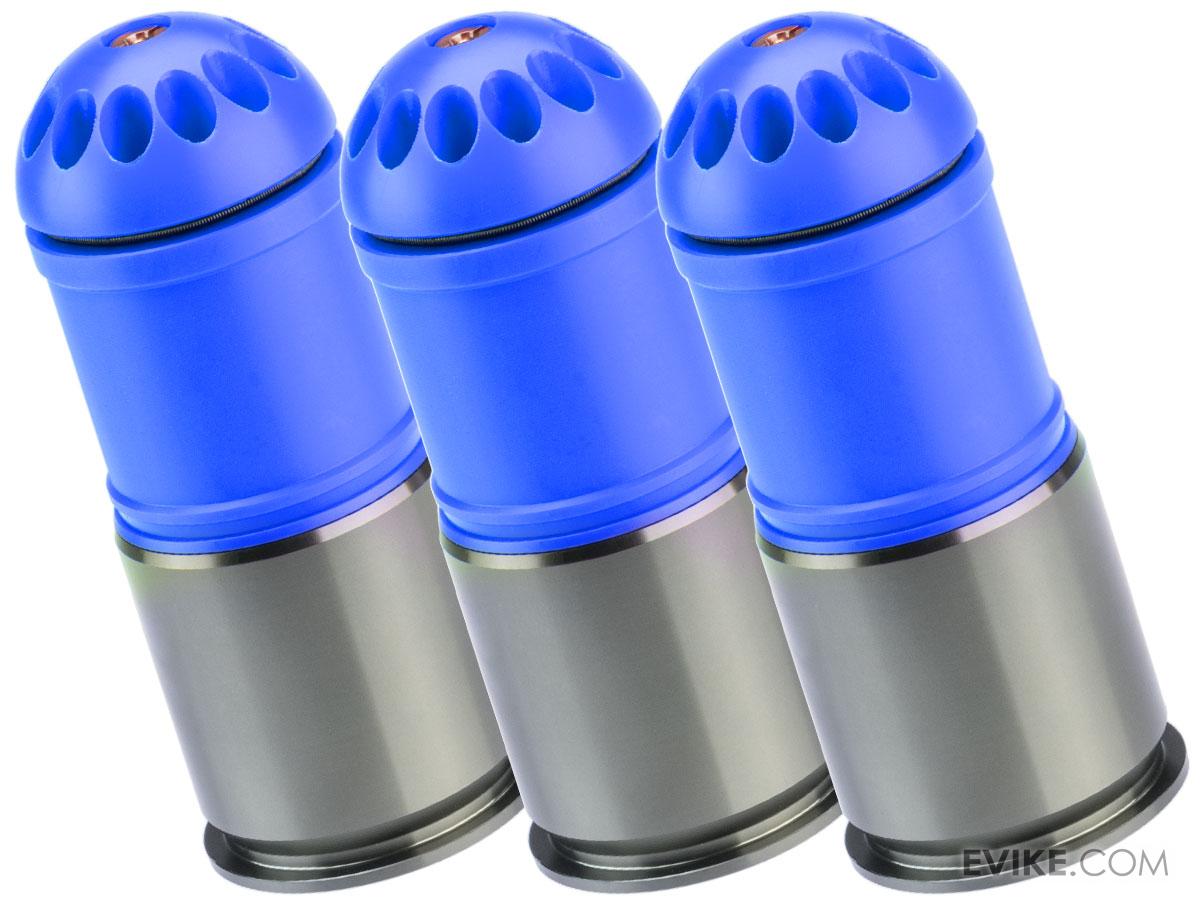 MAG 120rd POM Airsoft Gas Grenade Shell (Color: Blue / Pack of 3 ...