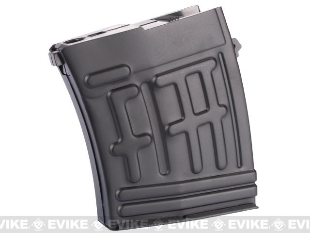 King Arms 200rd Metal Magazine for King Arms SVD Airsoft Sniper Rifle ...