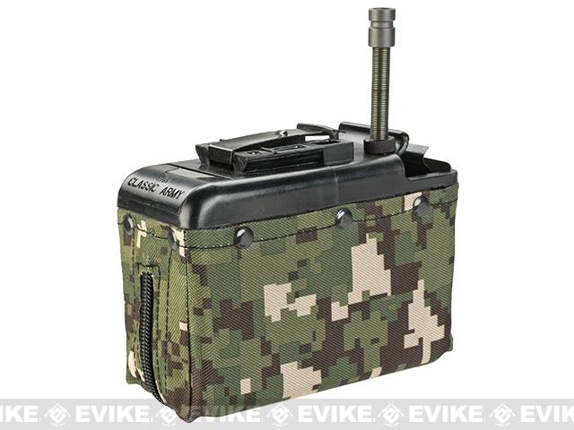 Matix 1200rd Electric Box Magazine for LMG Machine Gun (Color: Digital ...