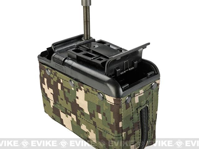 Matix 1200rd Electric Box Magazine for LMG Machine Gun (Color: Digital ...