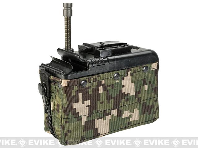 Matix 1200rd Electric Box Magazine for LMG Machine Gun (Color: Digital ...