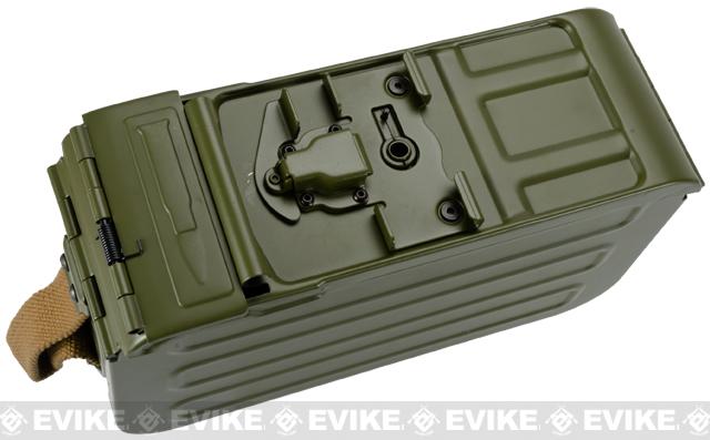 Matrix 5000rd Steel Box Magazine for PKM / HMG Series Airsoft AEG ...
