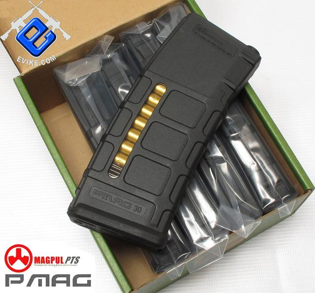 Magpul PTS 75rd Mid-Cap PMAG for M4 M16 Series Airsoft AEG - Black (Box ...