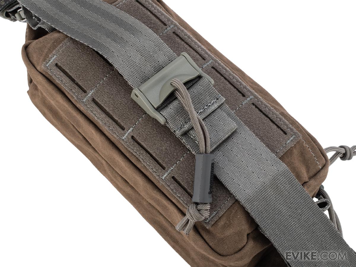 MagForce City Traveler Waistpack Small (Color: Brown / Waxed Canvas ...