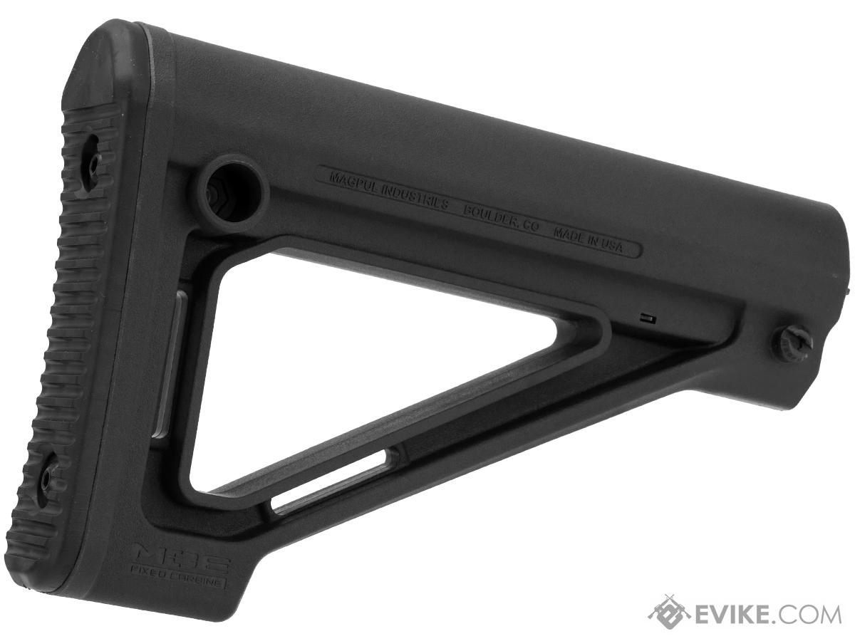 Magpul MOE Fixed Carbine Stock for Mil-Spec Buffer Tubes (Color: Black ...
