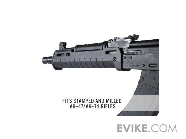 MAGPUL M-LOK Zhukov-U HandGuard for AK-47 / AK-74 / AKM, AK-100 Series Rifles (Color: Black ...