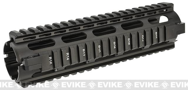 NcSTAR 8.6" Mid-Length Quad Rail for M4 / M16 Airsoft AEG Rifles ...