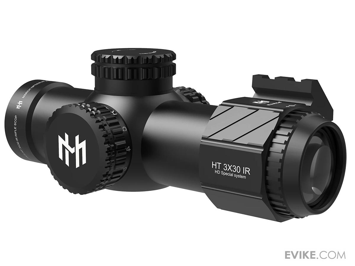 March HT 3X30 IR Tactical Rifle Scope w/ Red/Green Illumination ...