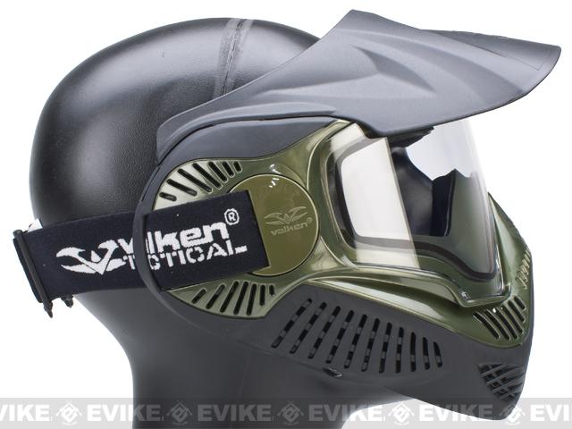 Annex MI-9 Full Face Mask by Valken - Black / Green | Evike.com