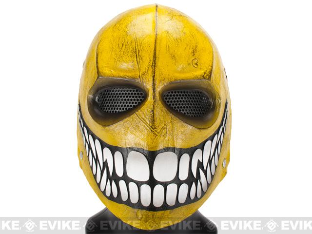 Evike.com R-Custom Fiberglass Wire Mesh "40D Smiley" Mask Inspired by ...