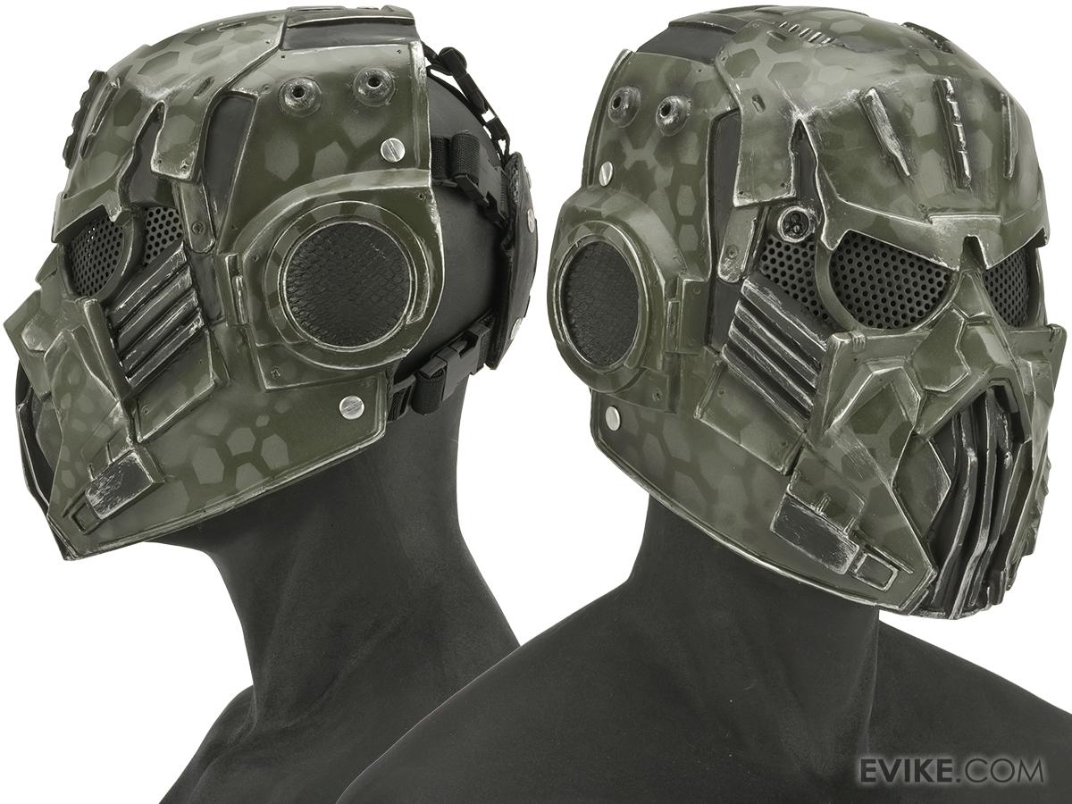 Evike.com R-Custom Hellghast Fiberglass Mask w/ Wire Mesh (Color ...
