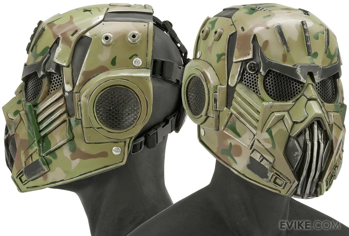 Evike.com R-Custom Hellghast Fiberglass Mask w/ Wire Mesh (Color ...