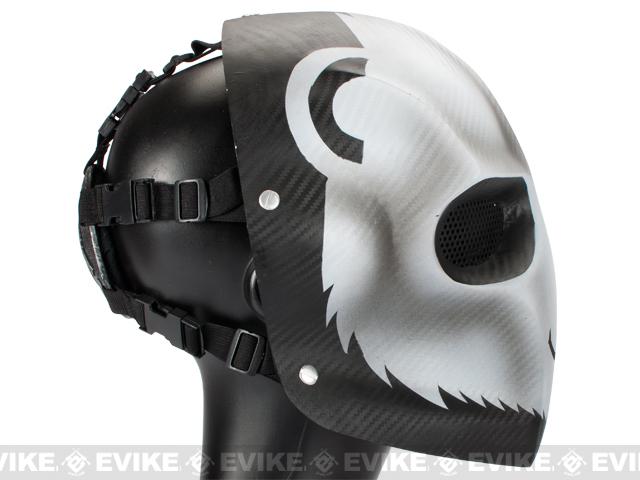 Evike.com R-Custom Fiberglass Wire Mesh "Panda" Mask, Tactical Gear ...