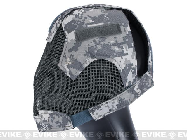 Matrix "Striker Helmet" Full Face Carbon Steel Mesh Mask (Color: ACU ...