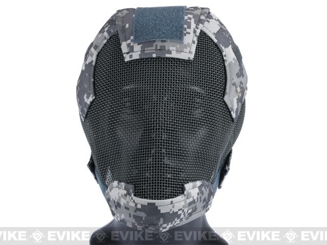 Matrix "Striker Helmet" Full Face Carbon Steel Mesh Mask (Color: ACU ...