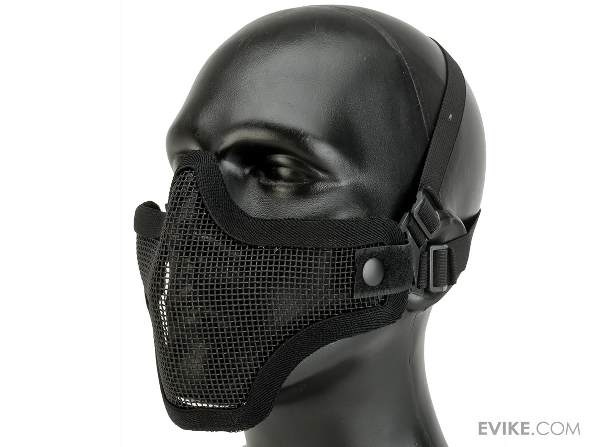 Matrix Iron Face Carbon Steel Mesh "Striker V1" Lower Half Mask (Color ...