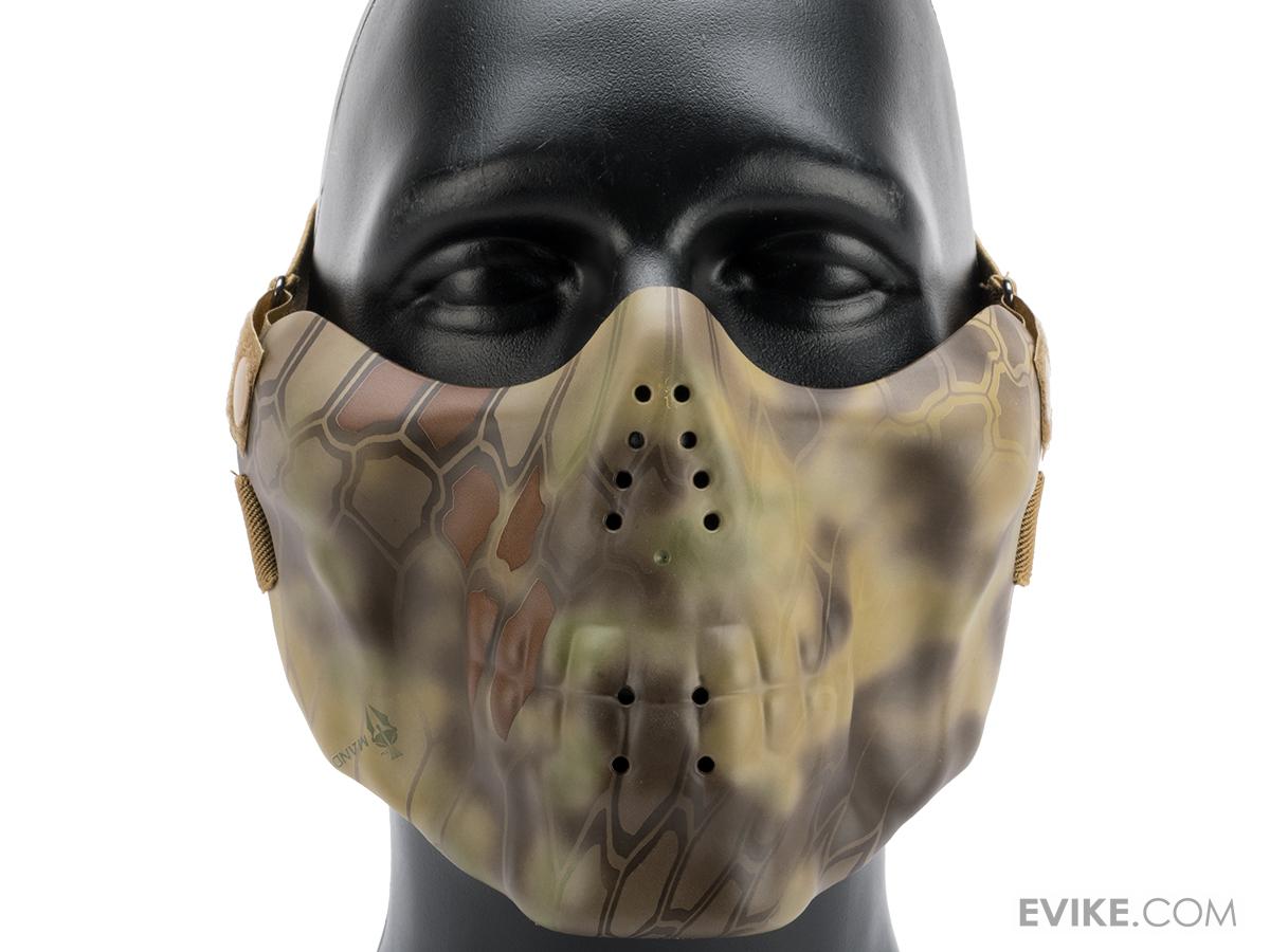 Avengers Iron Face Skull Imprint Nylon Lower Half Mask (Color: Woodland ...