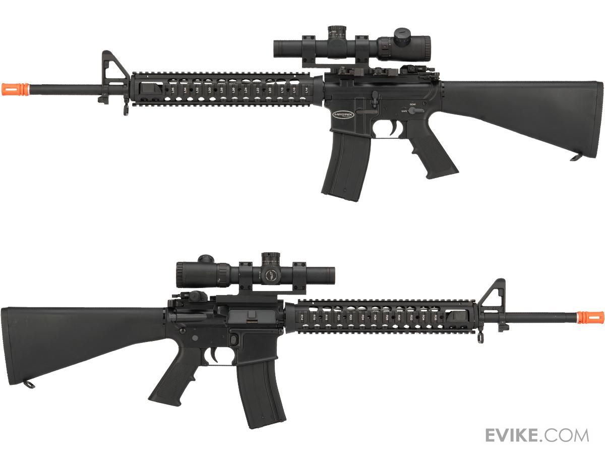 Matrix Full Metal Gas Blowback Airsoft Rifle with Western Arms Gas ...