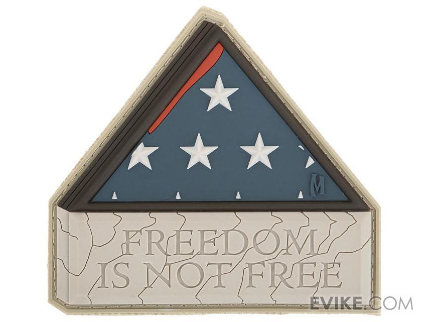 Maxpedition "Freedom Is Not Free" PVC Morale Patch (Color: Arid ...