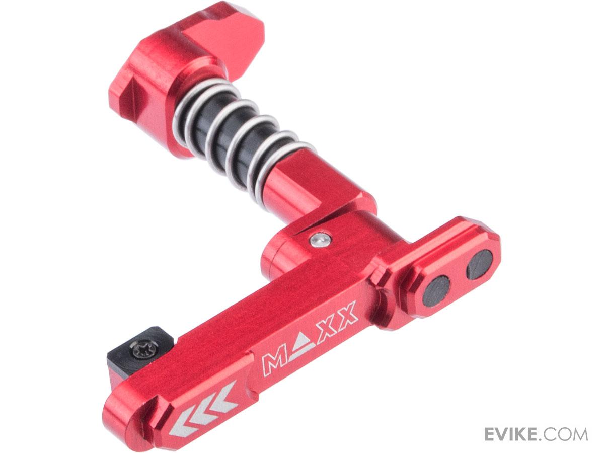 Maxx Model CNC Aluminum Advanced Magazine Release (Model: Style B / Red ...