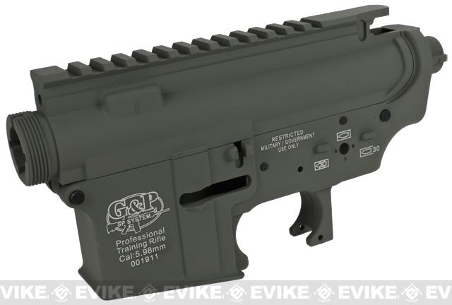 G&P AR-15 Type Aircraft Aluminum Metal Receiver for M4 M16 Series ...