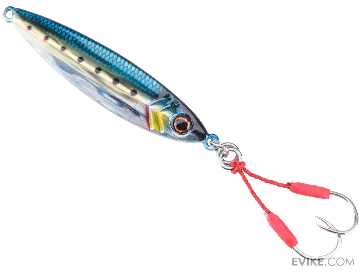 Major Craft Jigpara Tungsten Live Bait Jig (Color: Live Kin Iwashi UV / 60g), MORE, Fishing ...