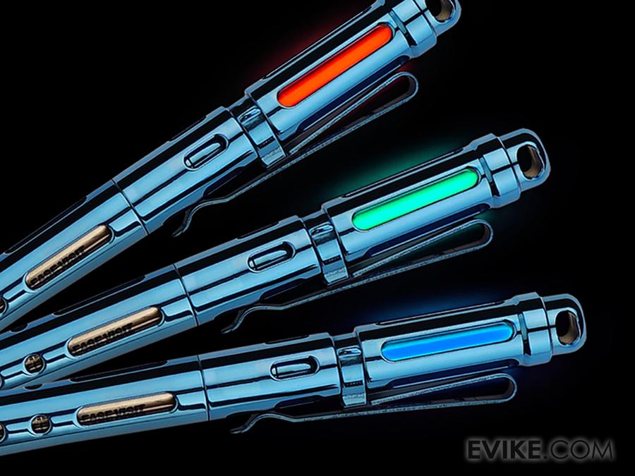 MecArmy TPX25 Titanium PVD Tactical Pen (Color: Blue Tritium / PVD ...