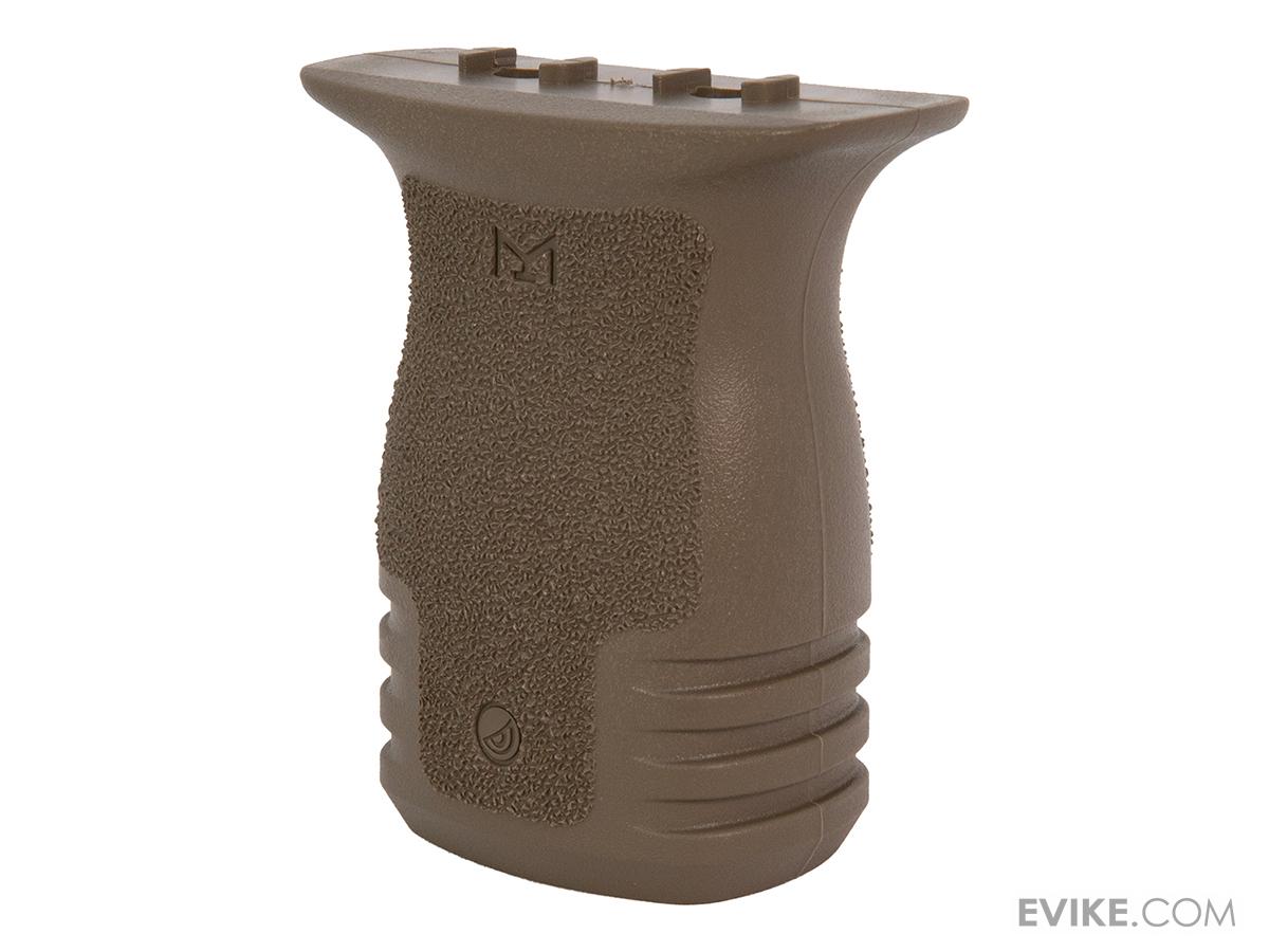 Mission First Tactical React Compact M-LOK Grip (Color: Scorched Dark ...