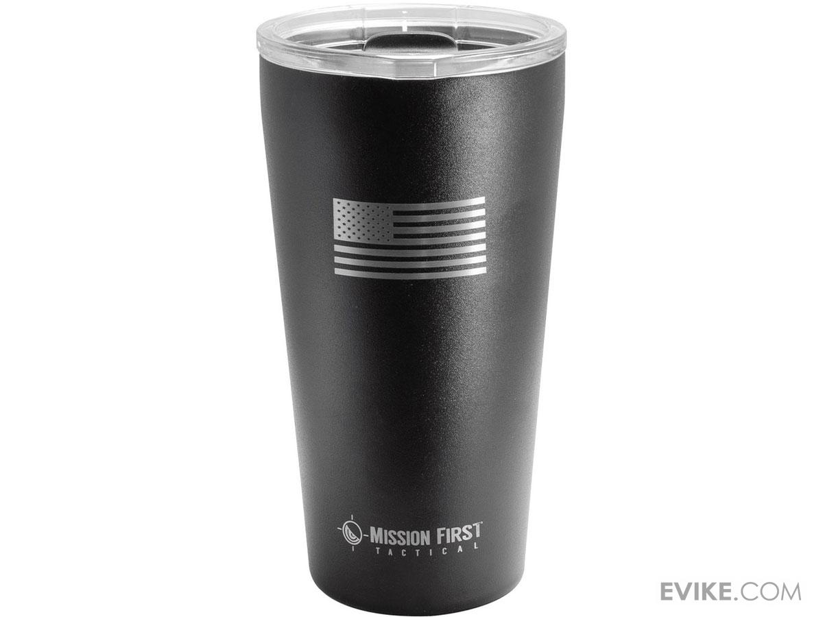 Mission First Tactical 20 oz Stainless Steel Double-Walled Tumbler Mug ...