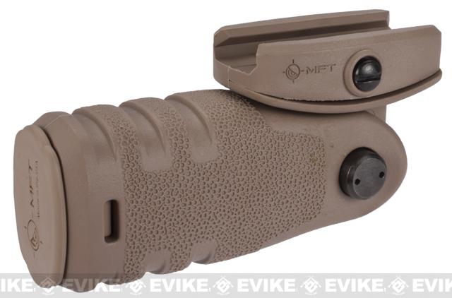 Mission First Tactical REACT Folding Vertical Grip (Color: Flat Dark ...
