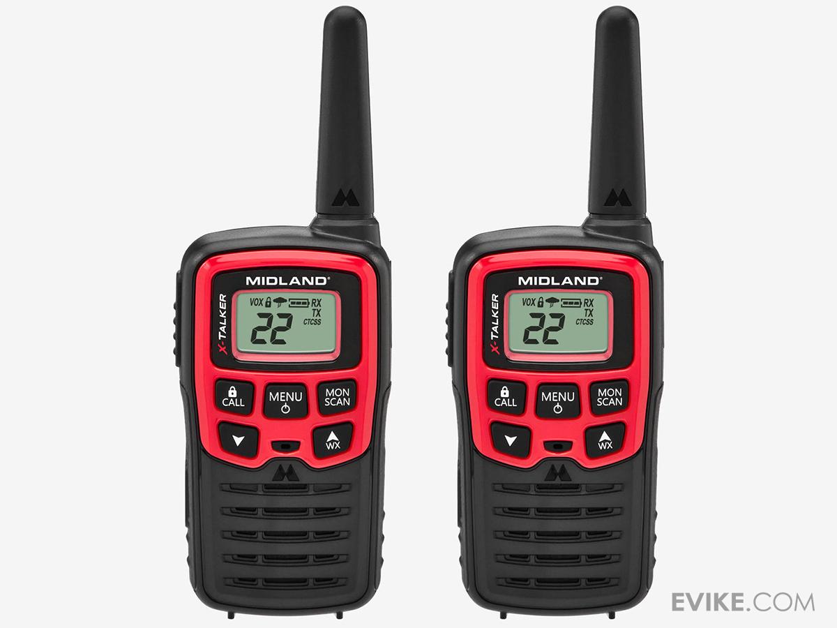 Midland X-TALKER T31VP Rechargeable Two-Way Radio Set, Tactical Gear ...