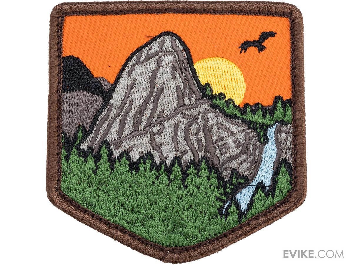 Mil-Spec Monkey "Mountain Adventure 1" Embroidered Morale Patch (Color: Full Color), Tactical ...