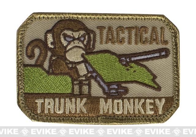 Mil-Spec Monkey "Tactical Trunk Monkey" Hook and Loop Patch - Desert | Evike.com