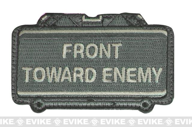Mil-Spec Monkey "Front Toward Enemy" Hook and Loop Patch - ACU | Evike.com