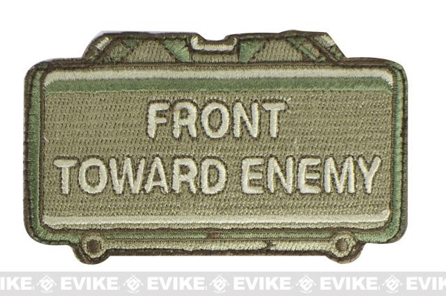 Mil-Spec Monkey "Front Toward Enemy" Hook and Loop Patch (Color ...
