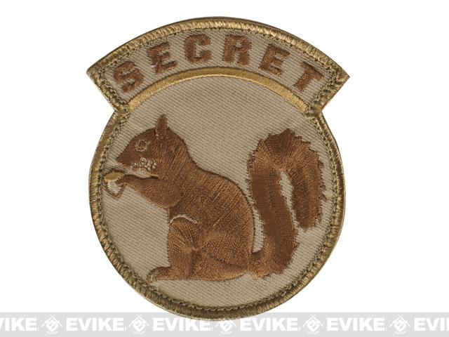 Mil-Spec Monkey "Secret Squirrel" Hook and Loop Patch (Color: Desert), Tactical Gear/Apparel ...