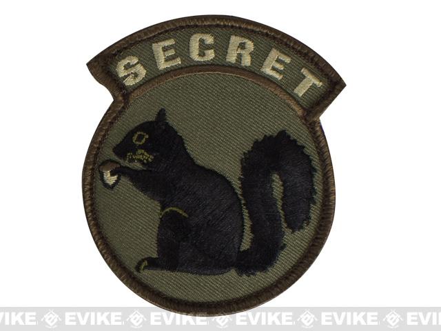 Mil-Spec Monkey "Secret Squirrel" Hook and Loop Patch (Color: Forest), Tactical Gear/Apparel ...