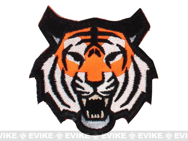 Mil-Spec Monkey "Tiger Head" Hook and Loop Patch (Color: Full Color ...