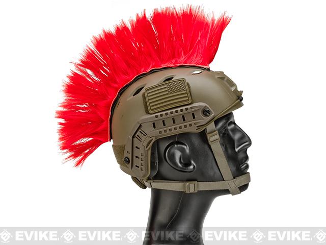 The Tacti-Cool Helmet Mohawk by Matrix - (Color: Red), Tactical Gear ...