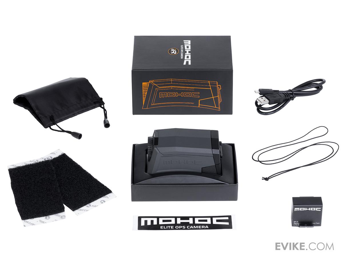 MOHOC Elite Ops Infrared IR Helmet Mounted Tactical HD Camera, Tactical ...